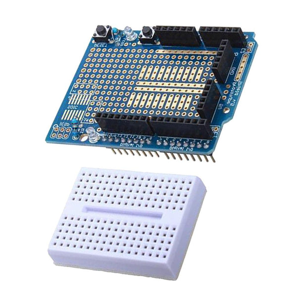 ⚡️buy Max Arduino Compatible 328 Protoshield Prototype Expansion Board Mini Breadboard At The