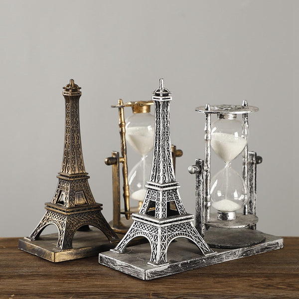 ⚡️Buy Iron Tower Hourglass Sand Timer Table Centerpiece for Desktop ...