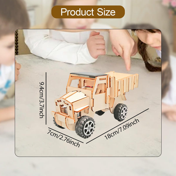 ⚡️Buy Car Kit for Kids Wood Building Craft Build Your Own Solar Truck ...