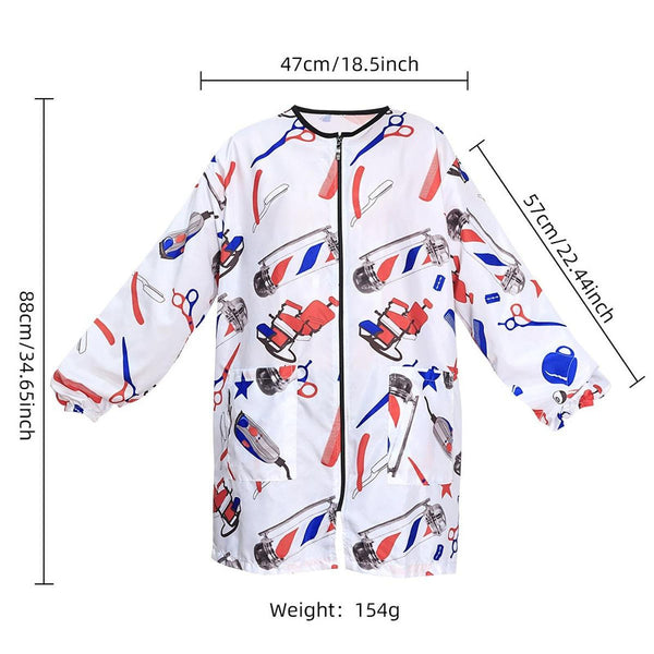 ⚡️Buy Maxbell Barbers Uniform Apron Hair Stylist Apron Smock for Hair ...