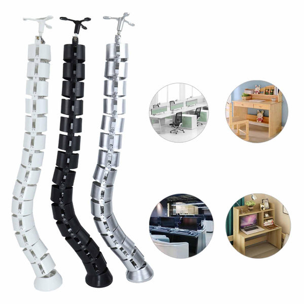 ⚡️Buy Vertebrae Cable Management Kit Cord Concealer for Office Home Sit ...