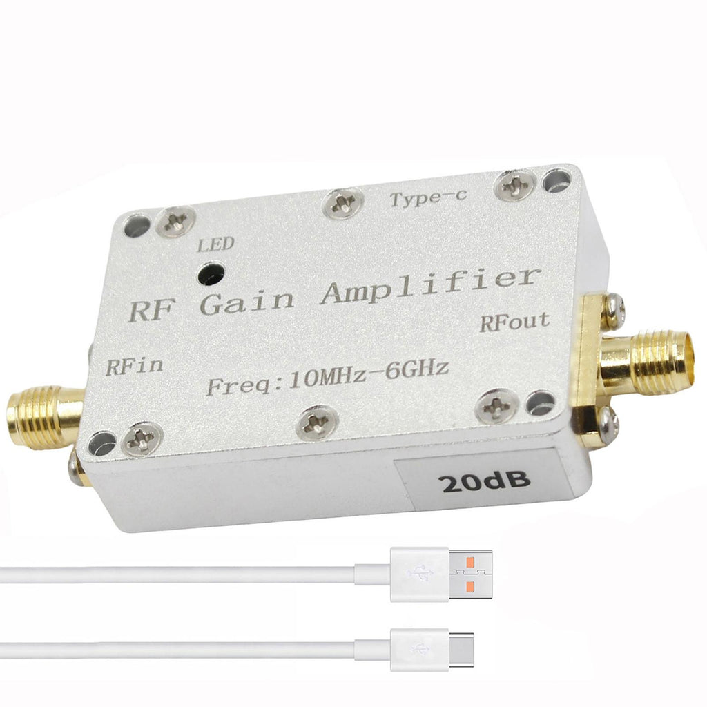 ⚡️Buy Maxbell 10M-6GHz RF Amplifier Aluminum Alloy Professional Low ...
