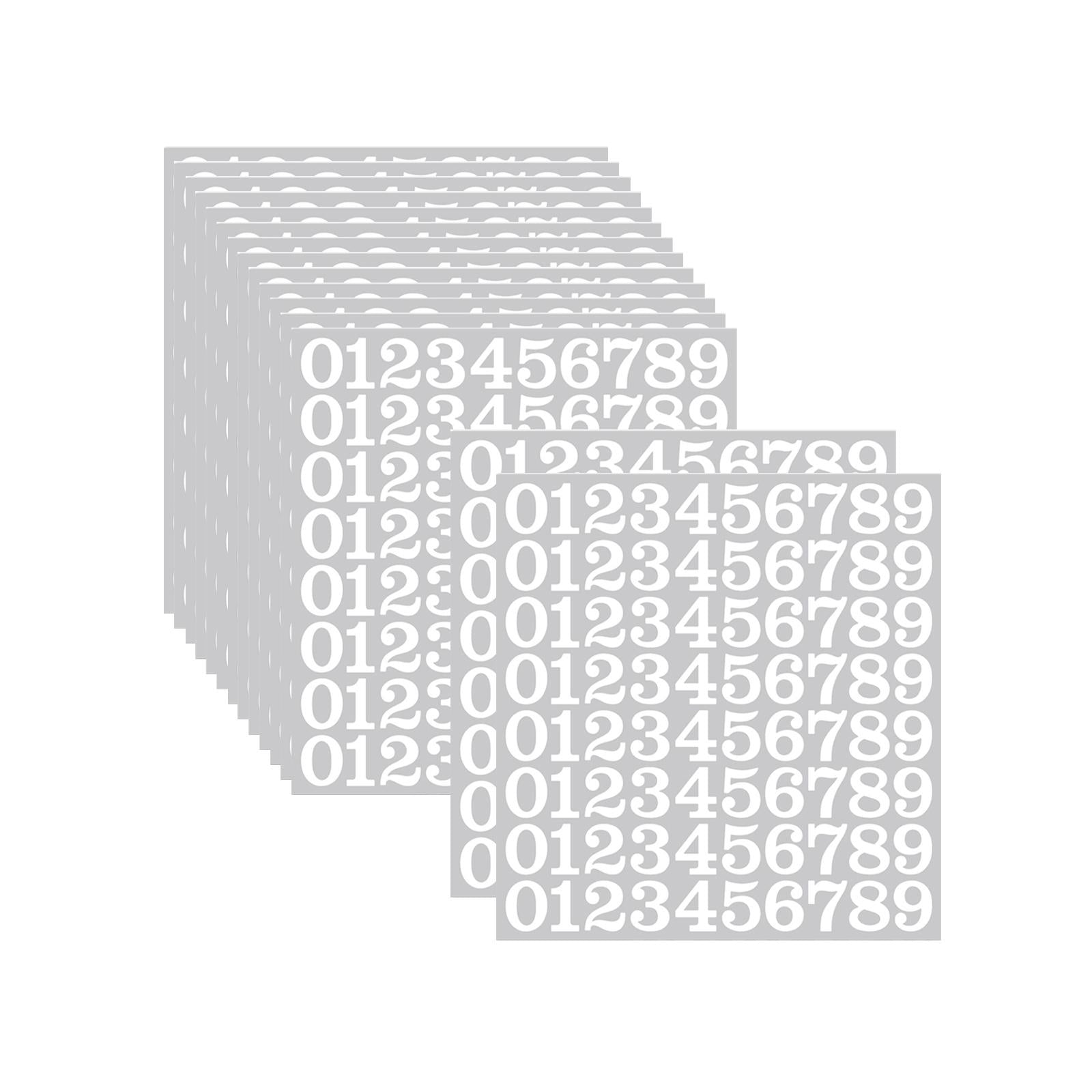 ⚡️Buy Maxbell 15 Pieces Number Sticker Gift Wrapping Number Paster for ...