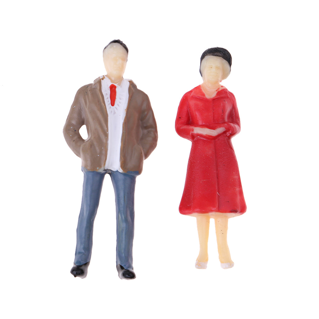 ⚡️Buy Maxbell HO Plastic Painted People Action Figure 1/50 Scale for ...