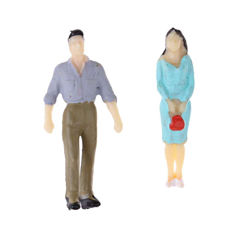 ⚡️Buy Maxbell HO Plastic Painted People Action Figure 1/50 Scale for ...