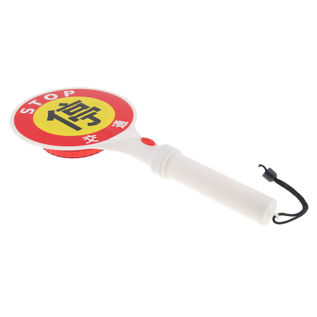Maxbell Stop Sign With Handle Roadway Display Parking Flashing LED Wan ...