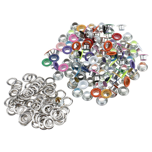 ⚡️Buy Maxbell 100 Pieces Assorted Color Metal Eyelets Buckle for ...