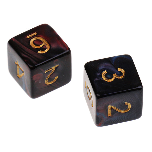 ⚡️Buy Maxbell 20 Pieces 16mm Six-sided Acrylic Dice Family Set for D&D ...