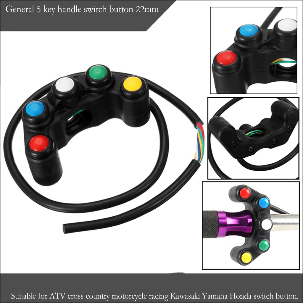 ⚡️Buy Maxbell Universal Waterproof 22mm 7/8'' Handlebar Push Button ...