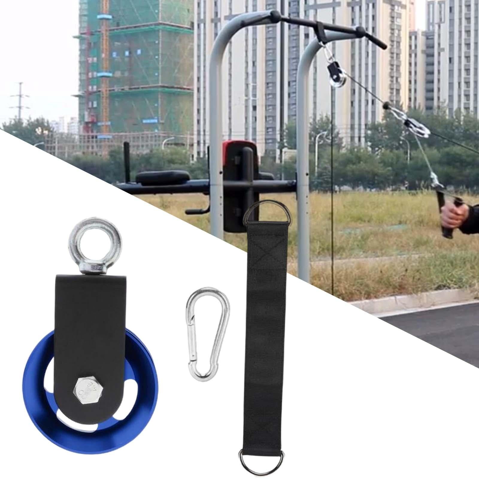 ⚡️Buy Maxbell Cable Pulley with Hanging Straps and Carabiner Silent ...