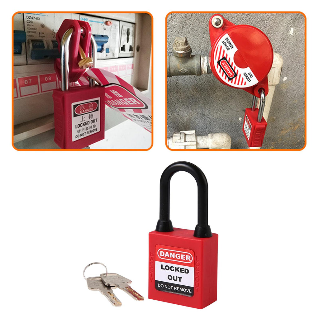 ⚡️Buy Maxbell Lockout Tagout Locks Nylon Safety Padlock Premium 6mm ...