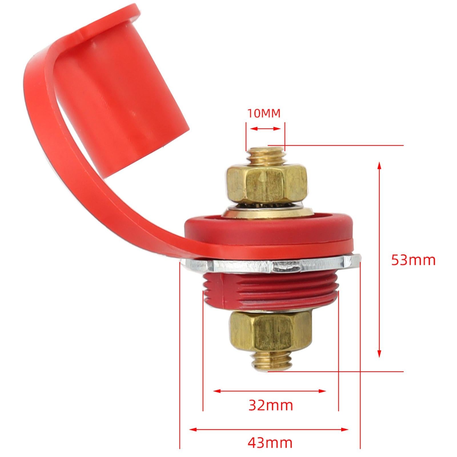⚡️Buy Maxbell thru Panel Battery Terminal Connector with Rubber Sleeve ...