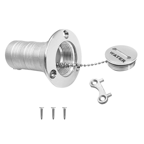 ⚡️Buy Maxbell 52mm 2'' Boat Water Tank Deck Fill Filler with Key and ...