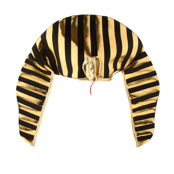 ⚡️Buy Egypt Egyptian Pharaoh King Hat Gold Black Striped Snake ...
