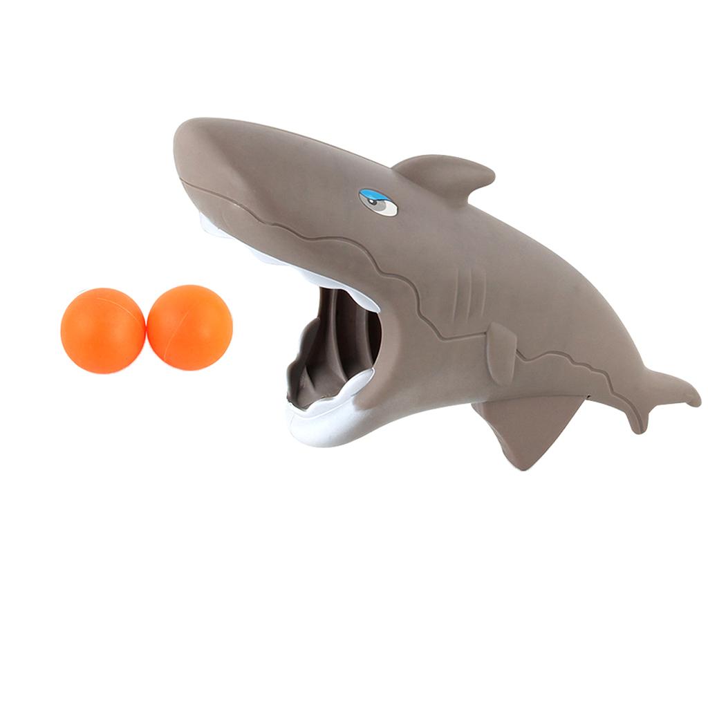 ⚡️Buy Maxbell Grey Cartoon Sharks Ball Shooting Toy Animal Popper Kid ...