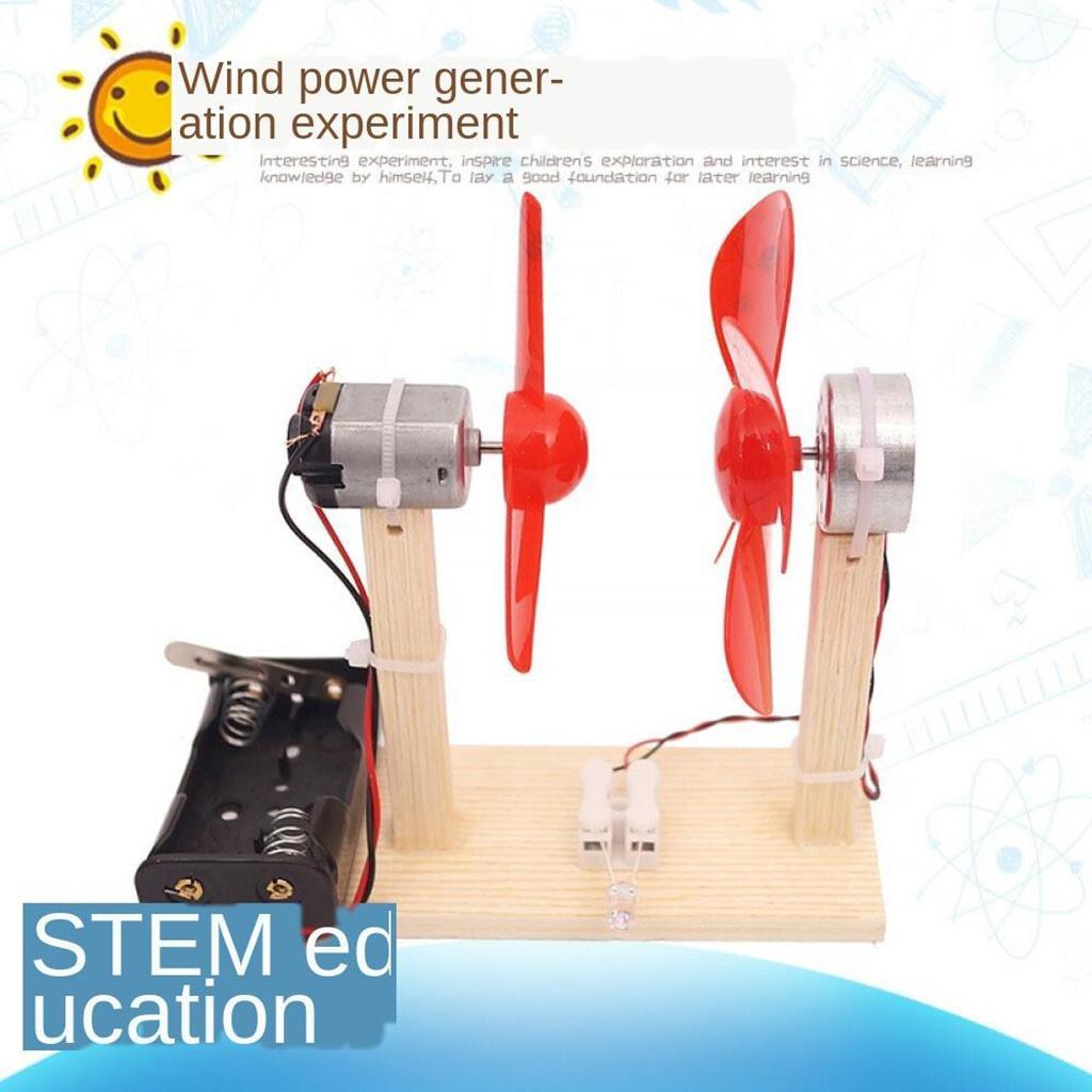 ⚡️Buy Maxbell Kids DIY STEM Toy Wooden Science Experiment Kits Wind ...