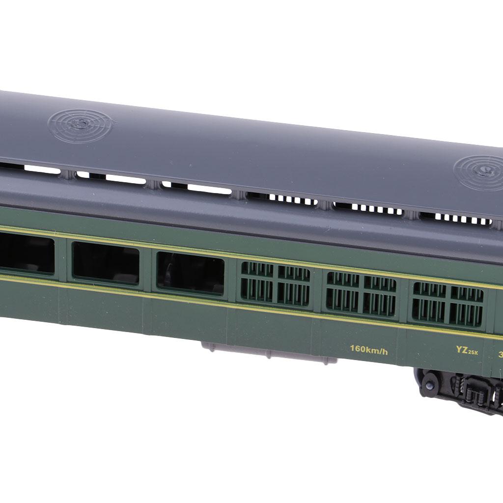 ⚡️Buy Max 1:87 HO Scale Simulation Train Model Locomotive & Carriages ...
