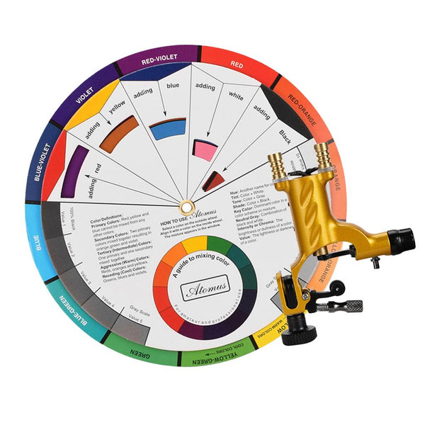 ⚡️Buy Maxbell Rotary Tattoo Motor Machine Color Wheel Mixing Guide ...