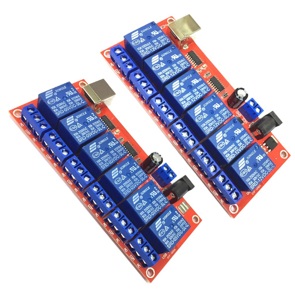⚡️Buy Max Maxb 6 Channel USB Relay Module Board Optocoupler Computer ...