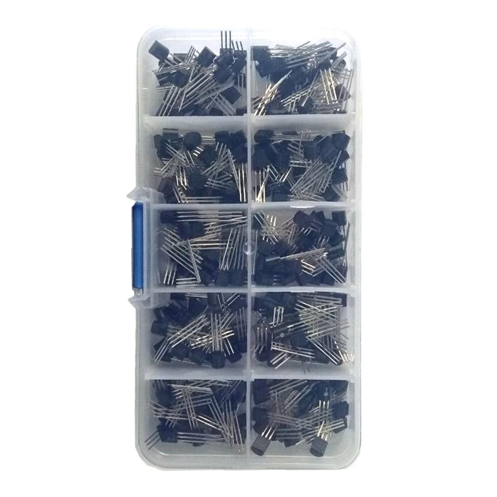 ⚡️Buy Maxbell 300 Pcs TO-92 Transistor Assortment Box Voltage Regulator ...