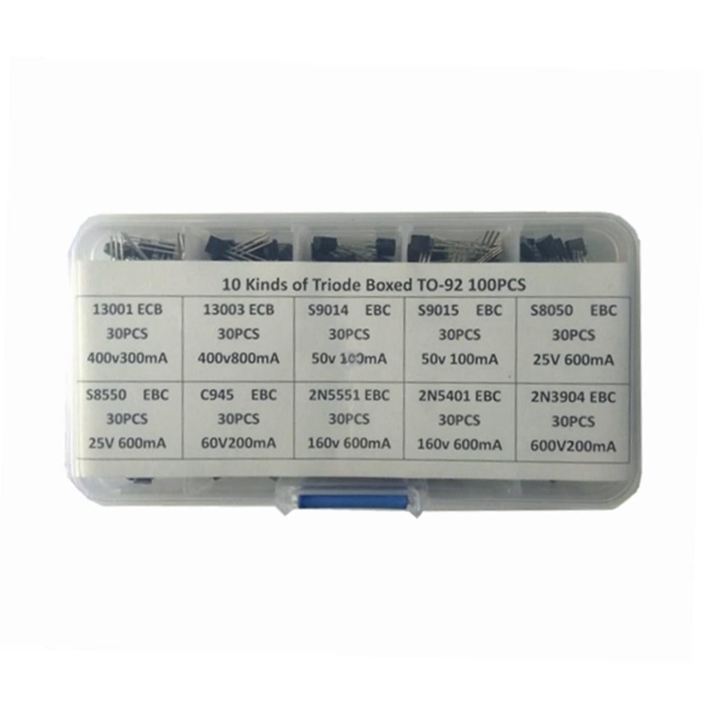 ⚡️Buy Maxbell 300 Pcs TO-92 Transistor Assortment Box Voltage Regulator ...