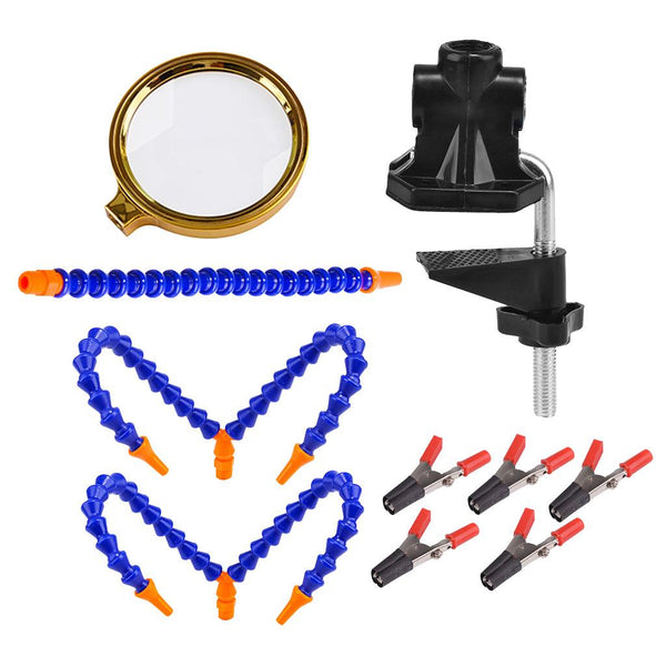 ⚡️Buy Maxbell 5 Helping Hands Soldering Stations Desk Clamp Set w ...