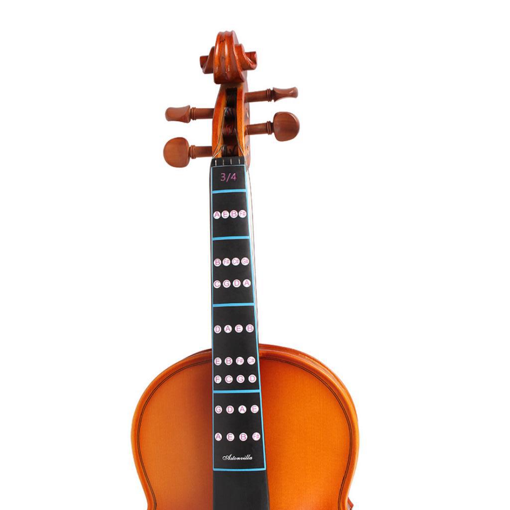 ⚡️Buy Maxbell 3/4 Violin Fretboard Position Sticker Fiddle Finger Chart ...