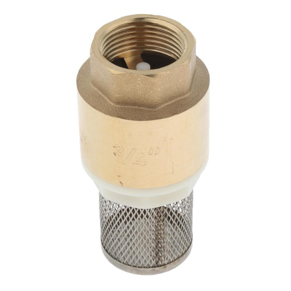 ⚡️Buy Maxbell Brass Foot Valve Mesh Check Valve with Strainer Filter ...