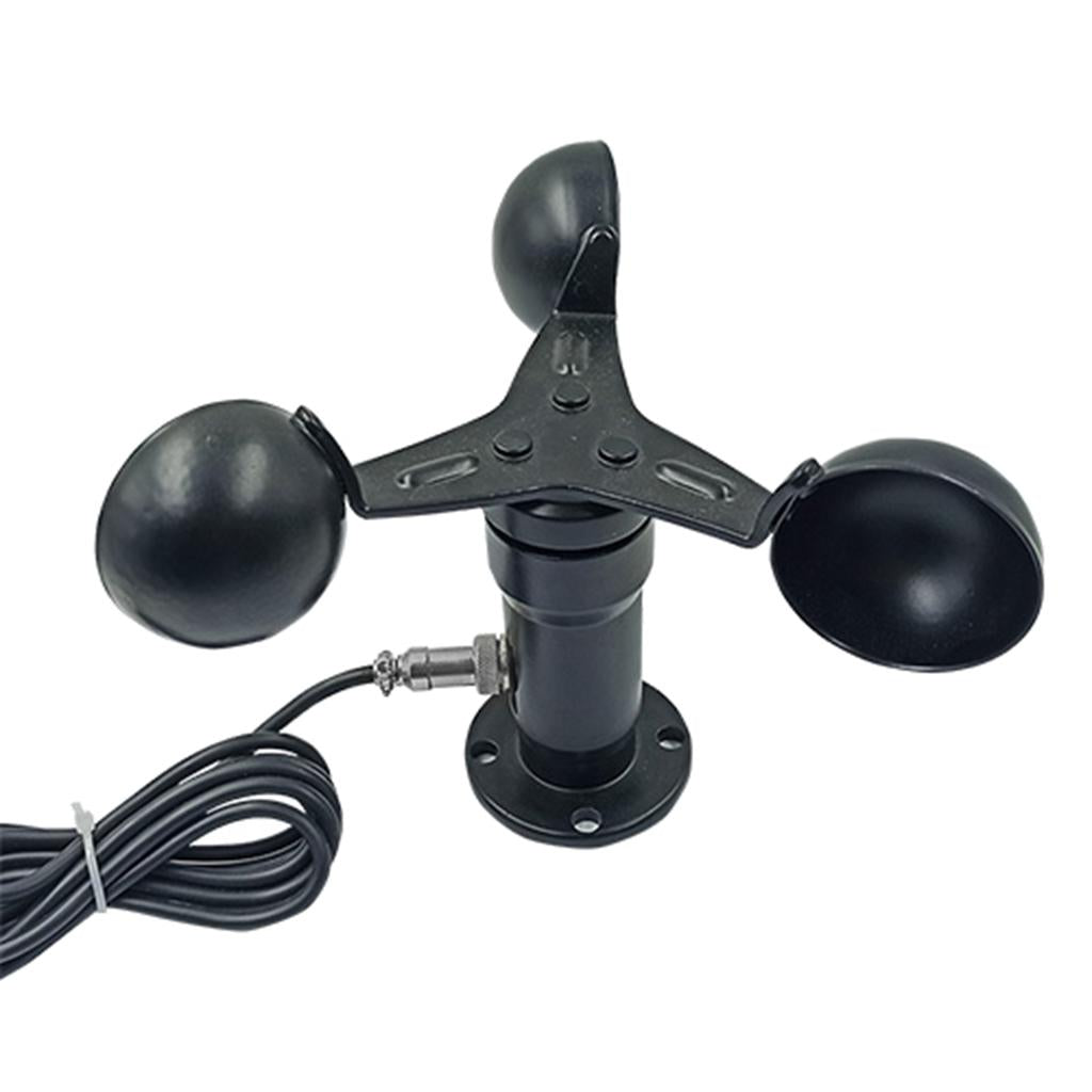 ⚡️Buy Max Wind Speed Sensor Three Cup Anemometer Gauges Measurement 0 ...