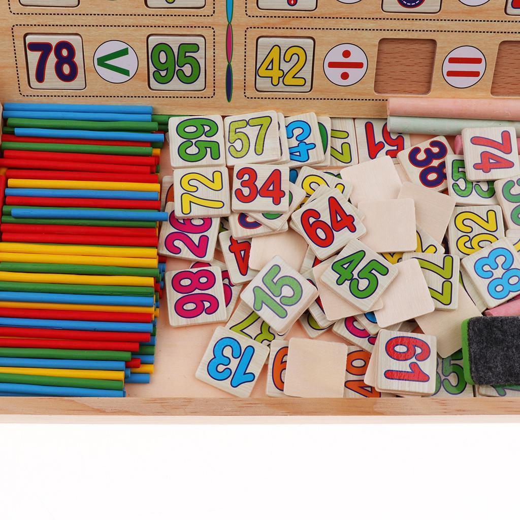 ⚡️Buy Maxbell Teaching Tool Math Number Counting Sticks with Blackboard ...