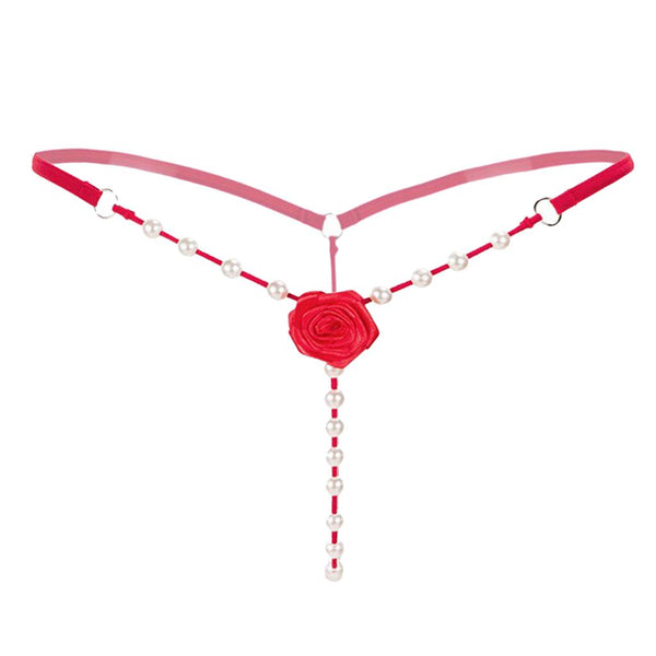 ⚡️Buy Maxbell Women's Pearls G-String Thong Erotic Massage Panties ...