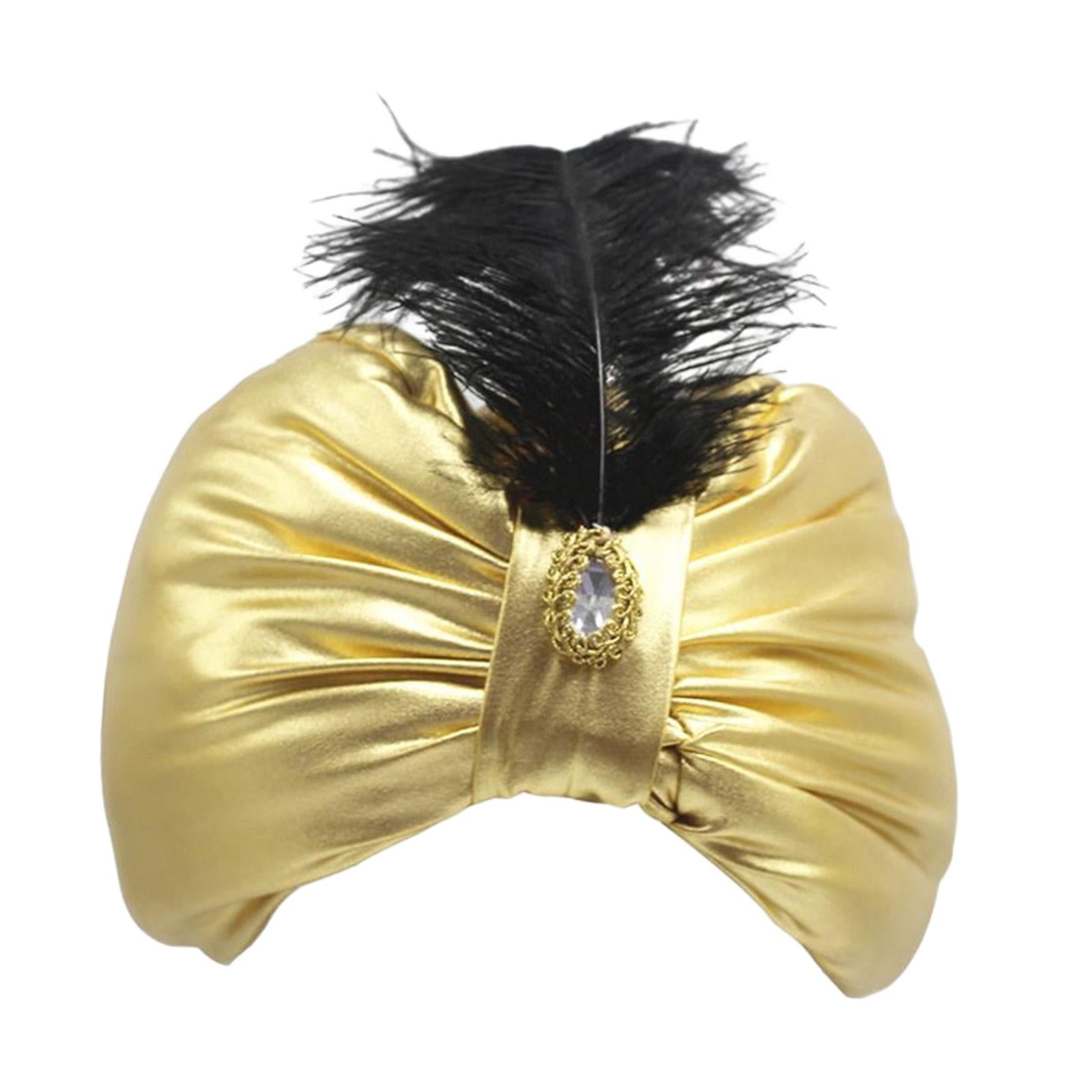 ⚡️Buy Maxbell Prince King Hat Men Sultan Costume Pleated Indian Cap ...