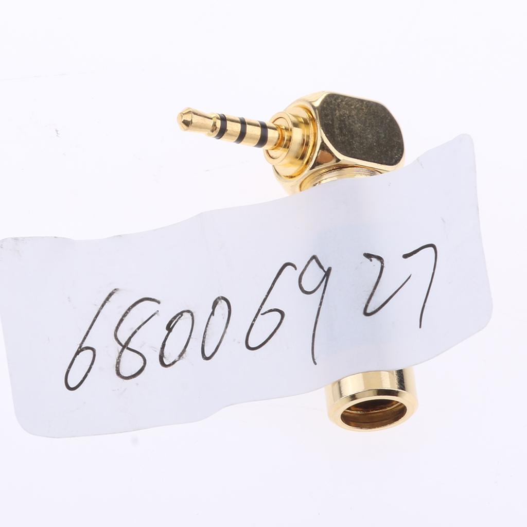 ⚡️Buy Maxbell 2.5mm L-shaped Right Angle 4 Pole Male Plug Conductor ...