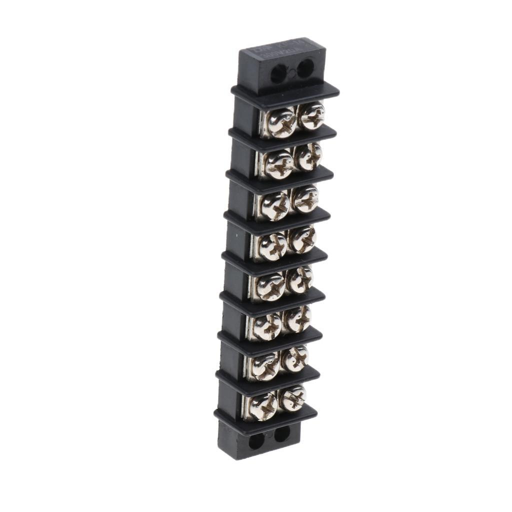 ⚡️Buy Maxbell Boat RV 30A Double Row 8 Positions Screw Terminal Power ...