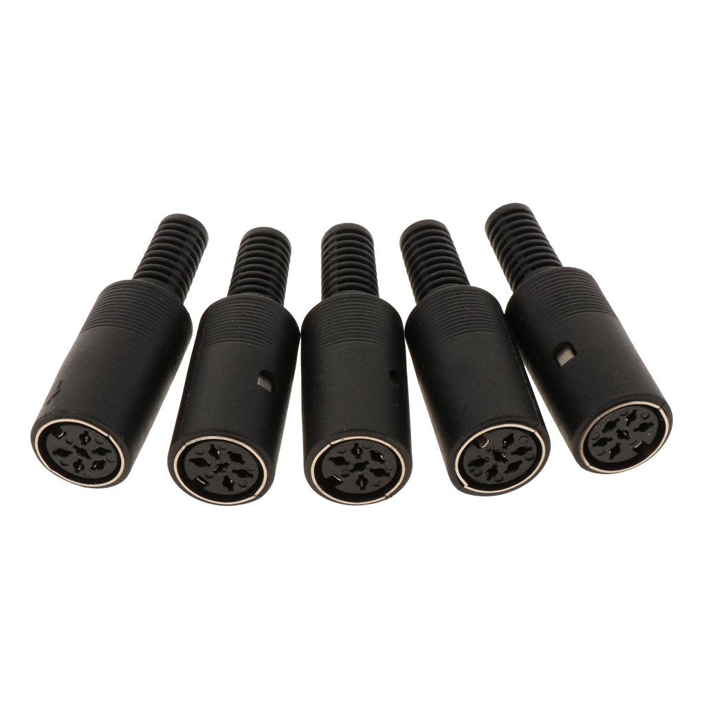 ⚡️Buy Maxbell DIN Mini Pin Female Plug Audio Jack Connector for ...