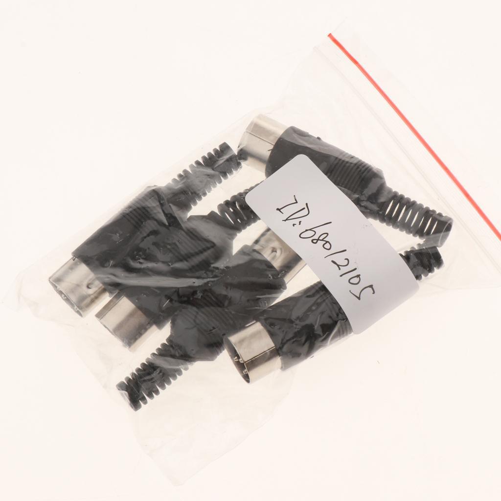 ⚡️Buy Maxbell DIN Mini Pin Male Plug Audio Jack Connector for Keyboard ...