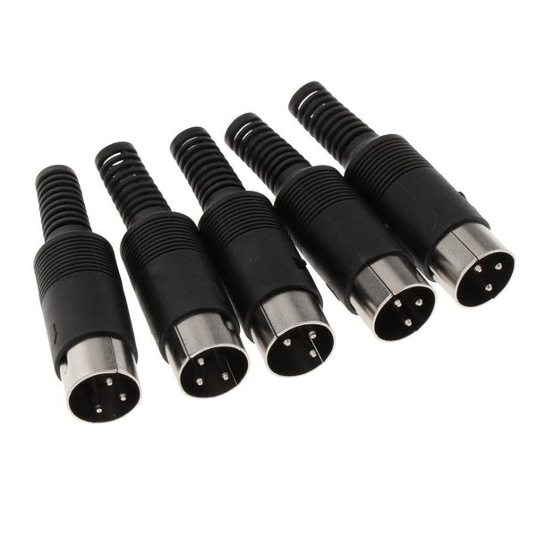 ⚡️Buy Maxbell DIN Mini Pin Male Plug Audio Jack Connector for Keyboard ...
