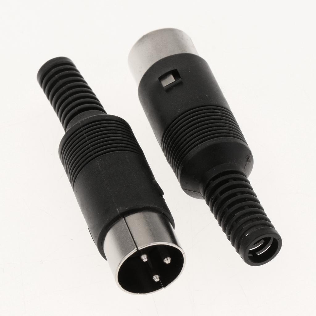 ⚡️Buy Maxbell DIN Mini Pin Male Plug Audio Jack Connector for Keyboard ...