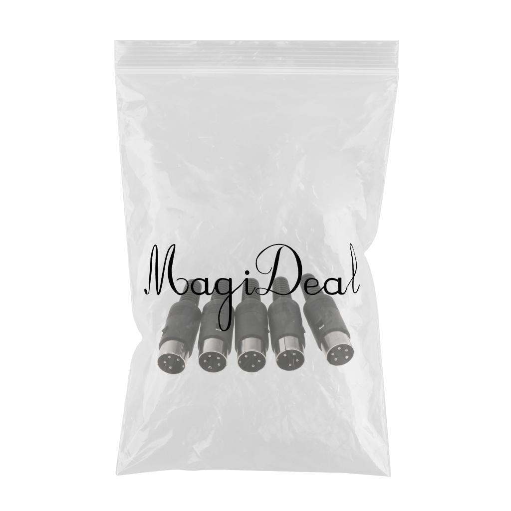 ⚡️Buy Maxbell DIN Mini Pin Male Plug Audio Jack Connector for Keyboard ...
