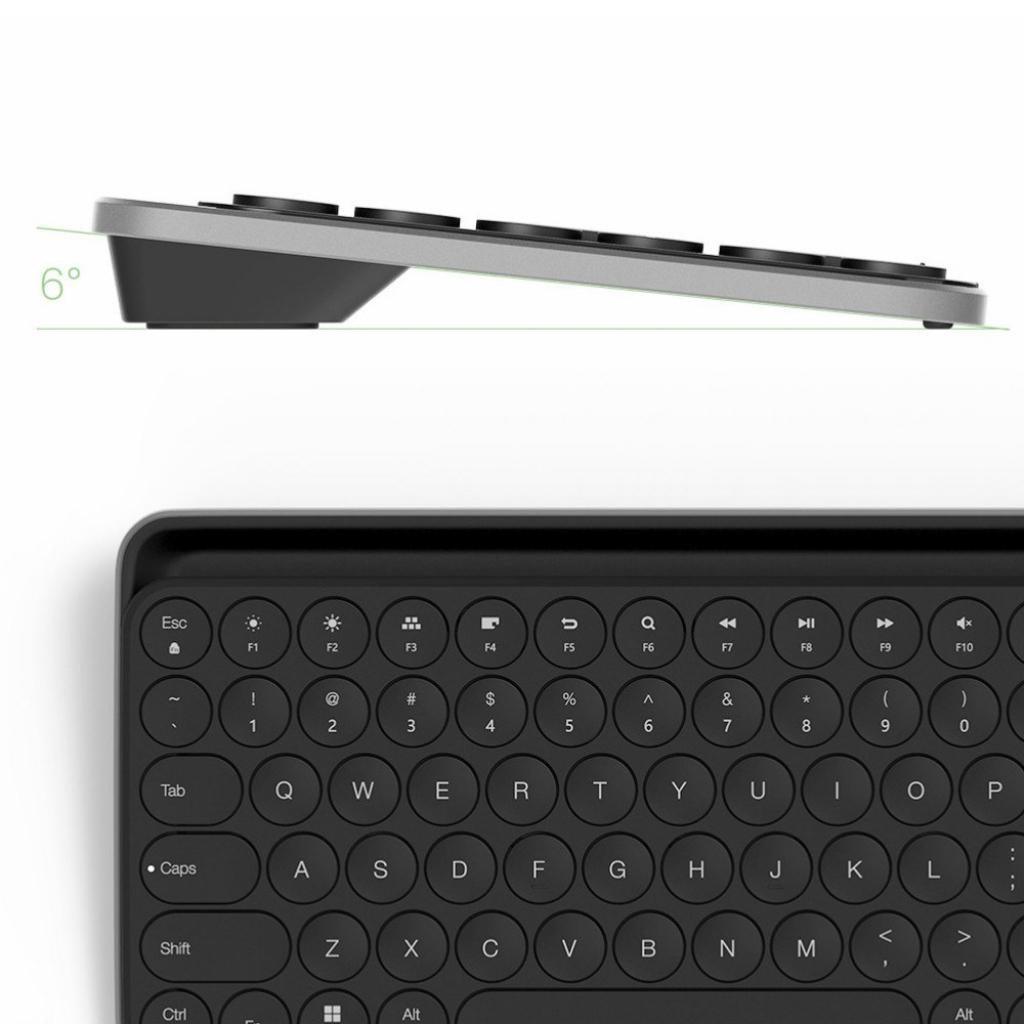 ⚡️Buy Maxbell Dual Mode Wireless Bluetooth Rounded Caps Keyboard Black ...