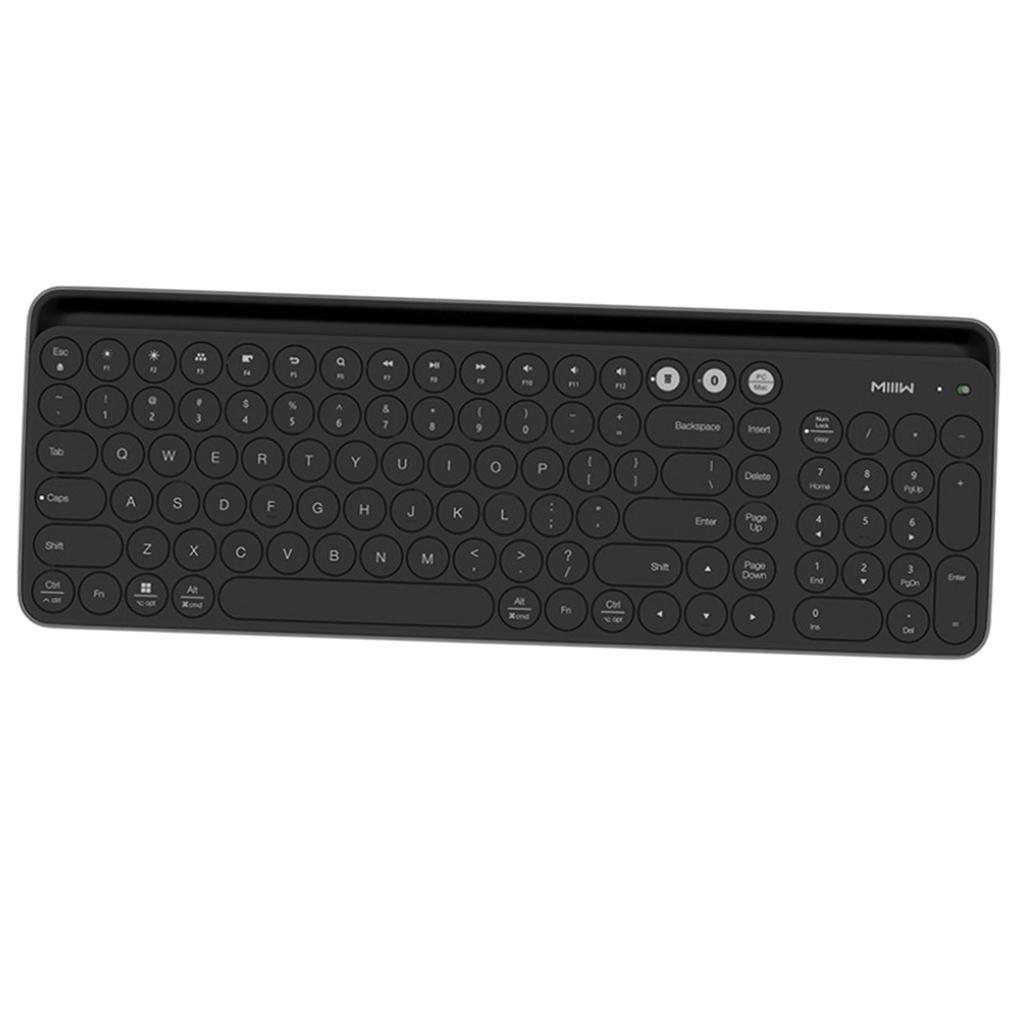 ⚡️Buy Maxbell Dual Mode Wireless Bluetooth Rounded Caps Keyboard Black ...