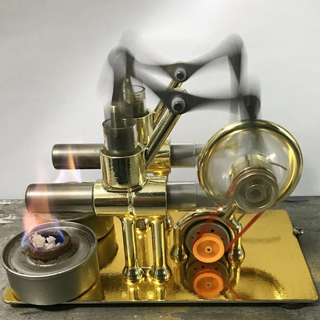 ⚡️Buy Maxbell Hot Air Stirling Engine Motor Model (2-Cylinder ...