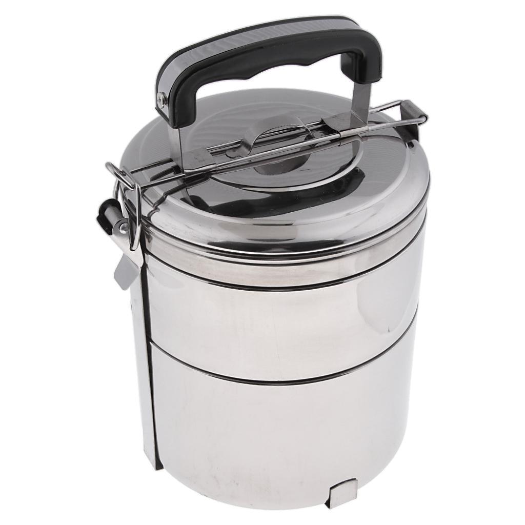 ⚡️Buy Maxbell Stainless Steel Thermal Insulated Stackable Lunch Bento ...