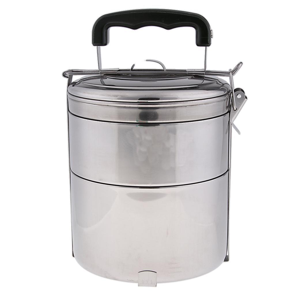 ⚡️Buy Maxbell Stainless Steel Thermal Insulated Stackable Lunch Bento ...