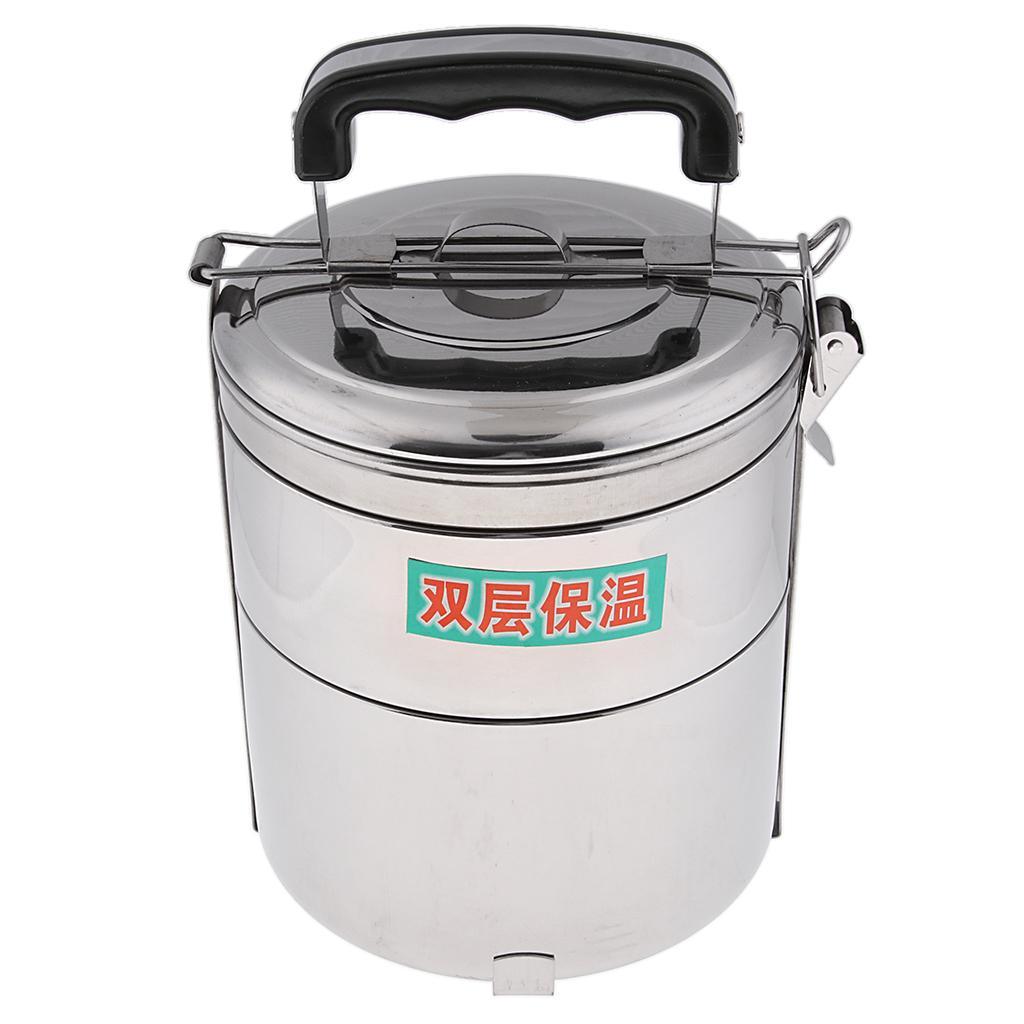 ⚡️Buy Maxbell Stainless Steel Thermal Insulated Stackable Lunch Bento ...